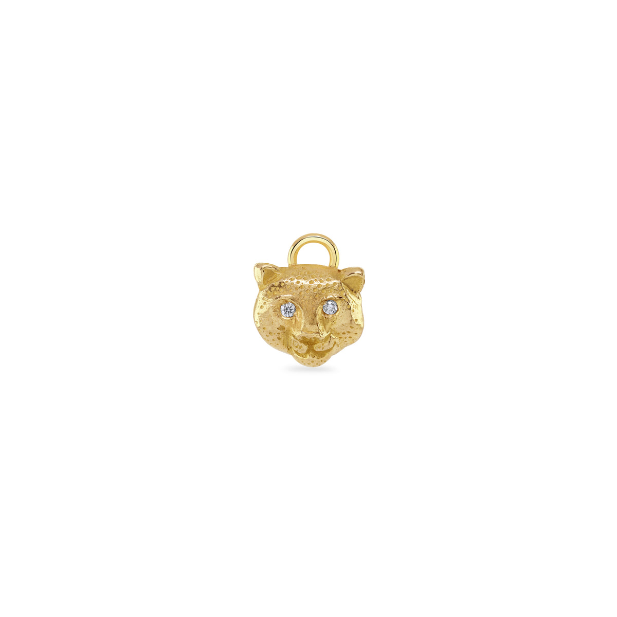 Gold & Diamond Snow Leopard Charm – Sophie Harley London
