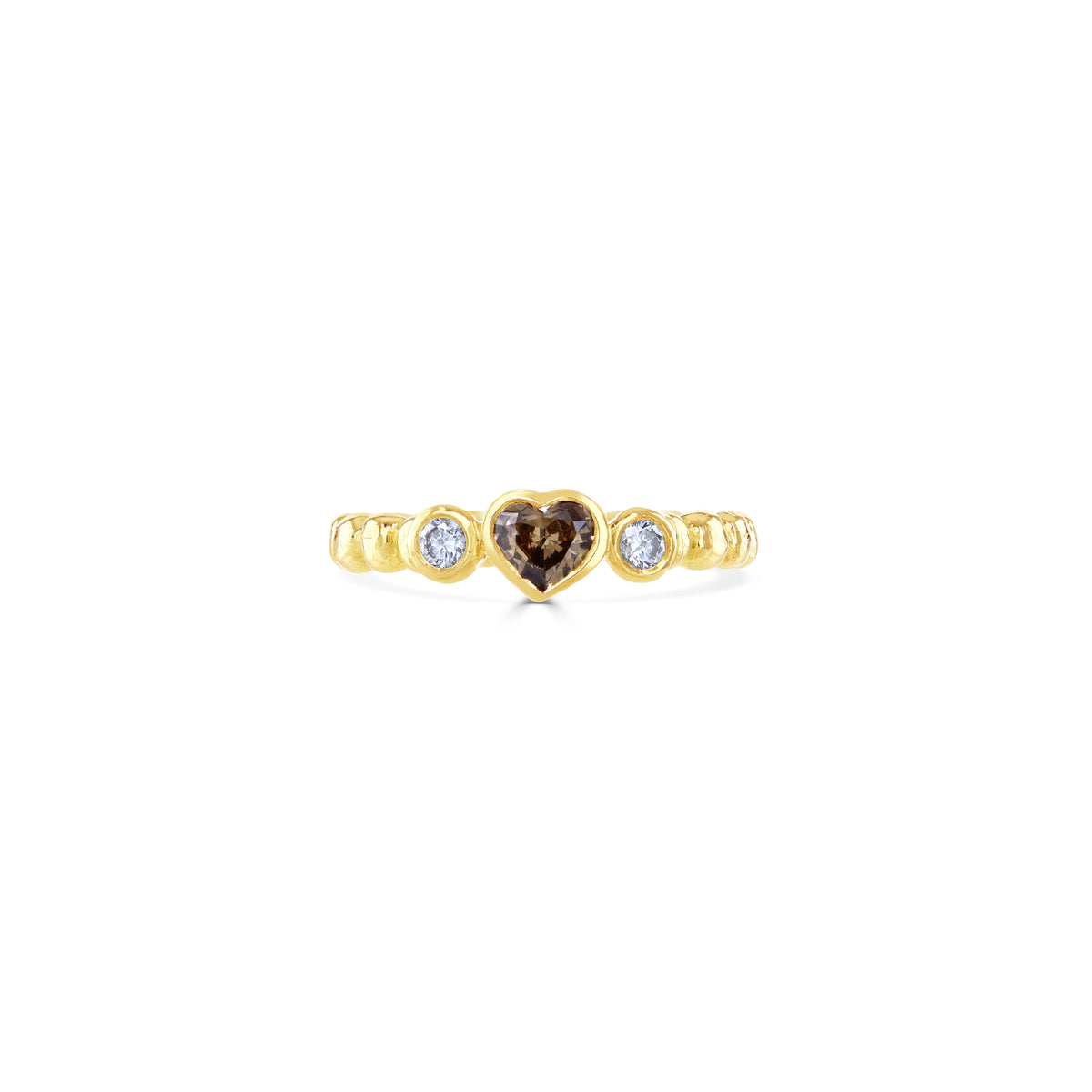 Mink Diamond Heart Tutti Frutti Ring – Sophie Harley London